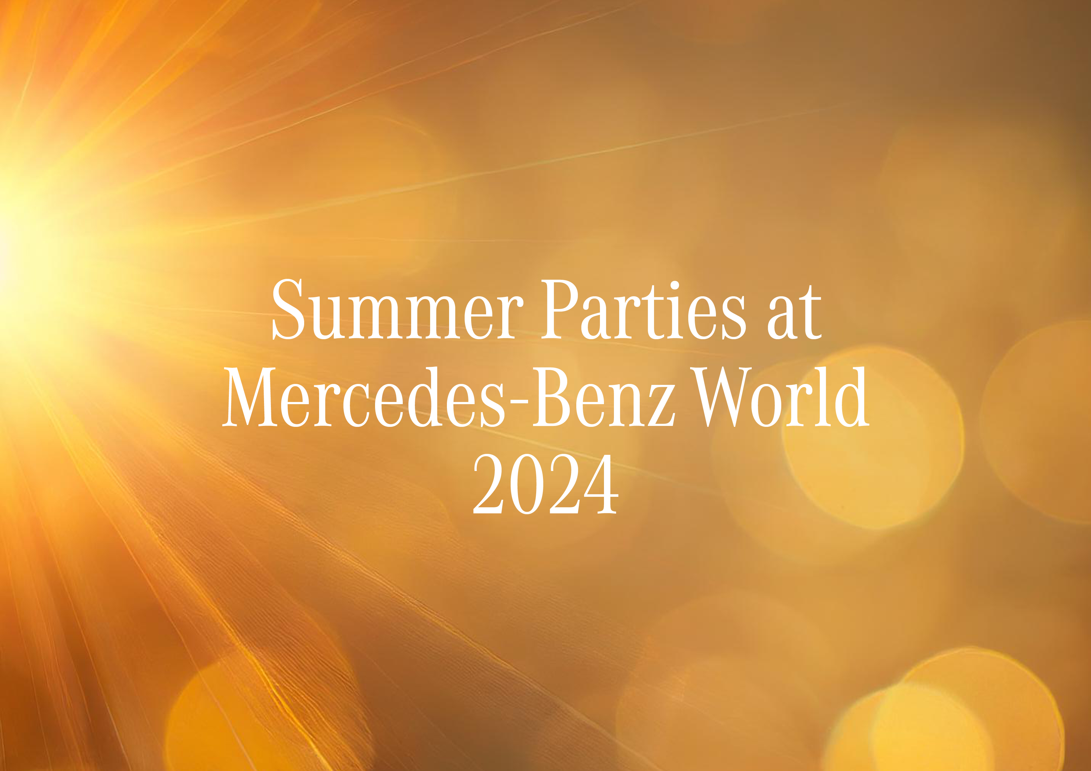 Mercedes-Benz World Conference & Events