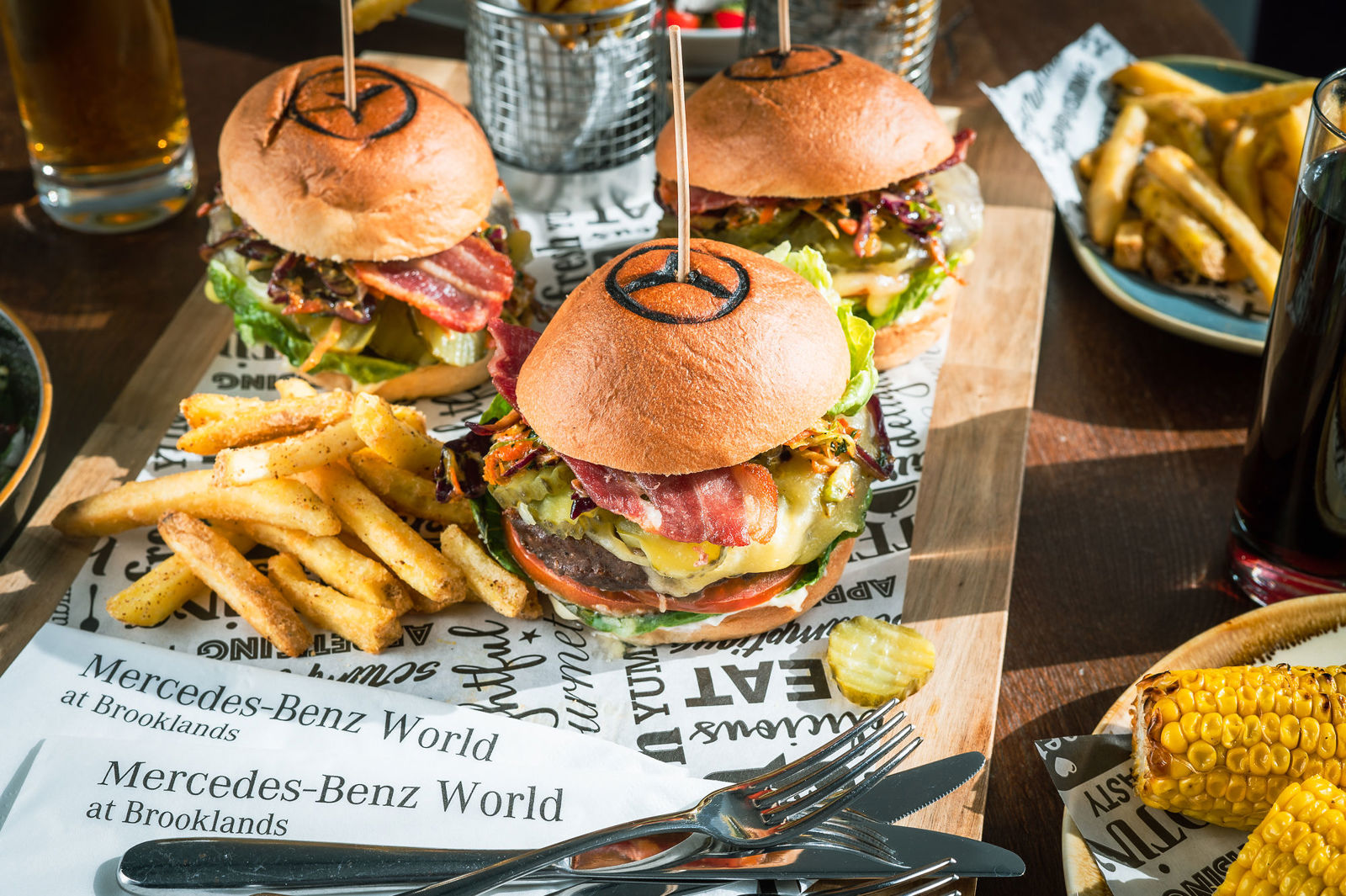 Food & Drink at Mercedes-Benz World.
